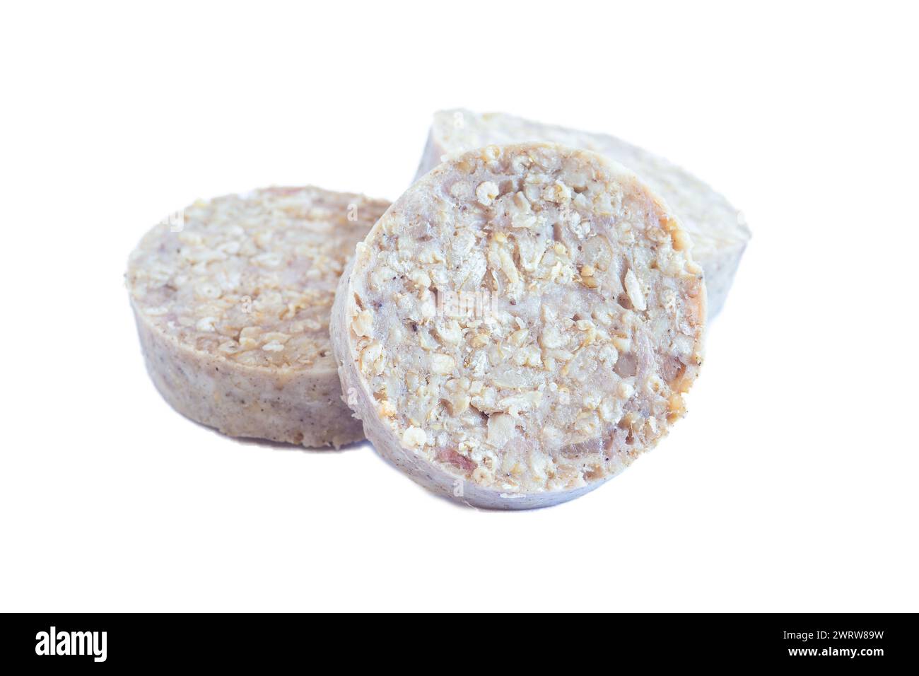 Traditional scottish white pudding breakfast hi-res stock photography ...