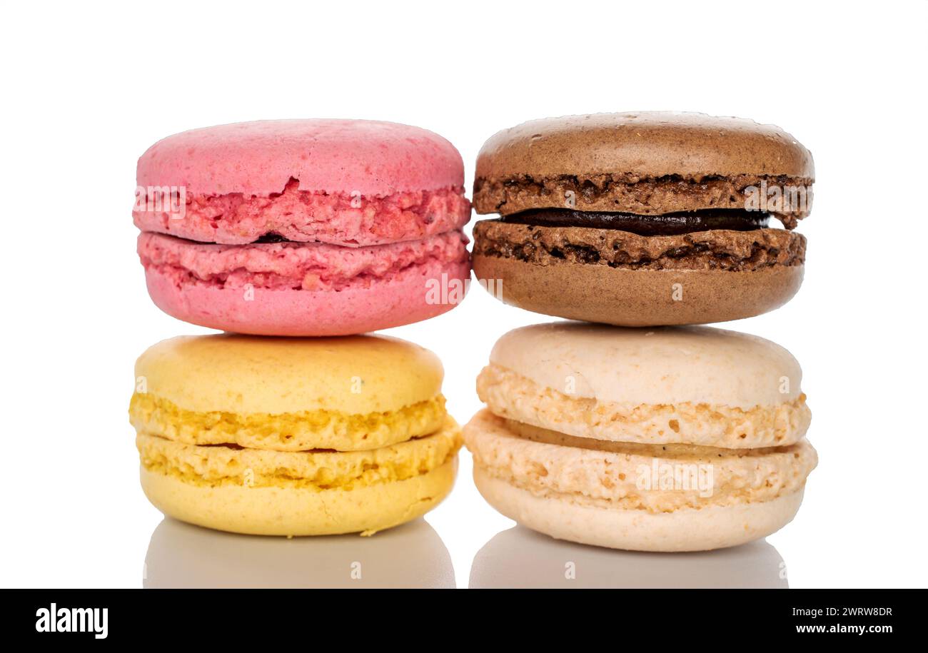 Two macarons Cut Out Stock Images & Pictures - Alamy