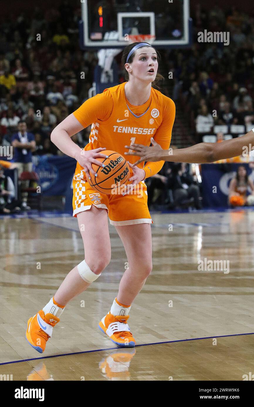 GREENVILLE, SC - MARCH 09: Tennessee Volunteers guard Sara Puckett (1 ...