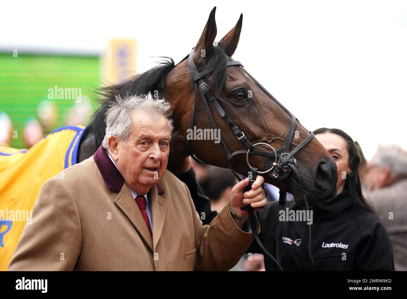 Owner John Hales celebrates after seeing Prokektorat winning the ...