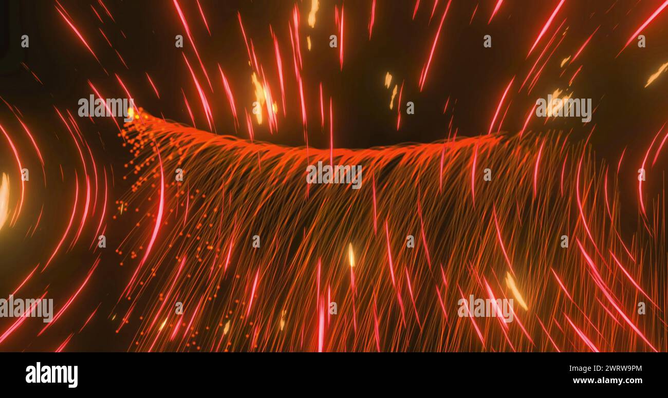 Seamless loop animation bright orange hi-res stock photography and ...