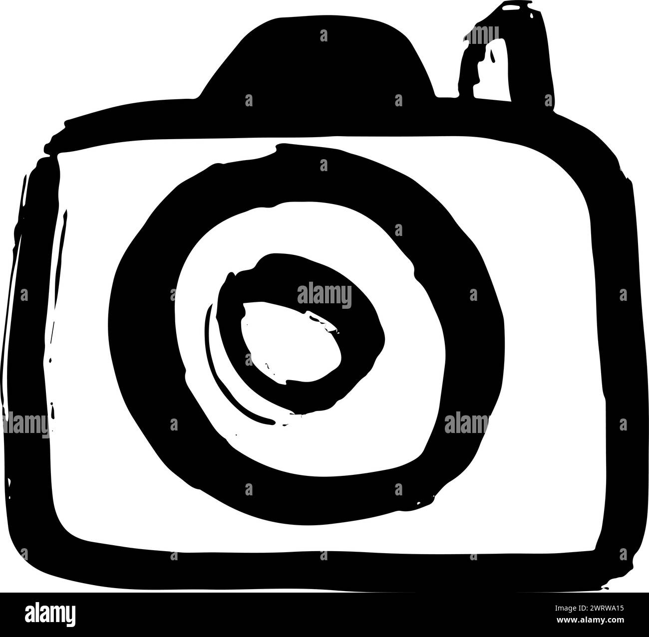 Dry Brush Pocket Camera Icon Stock Vector Image & Art - Alamy