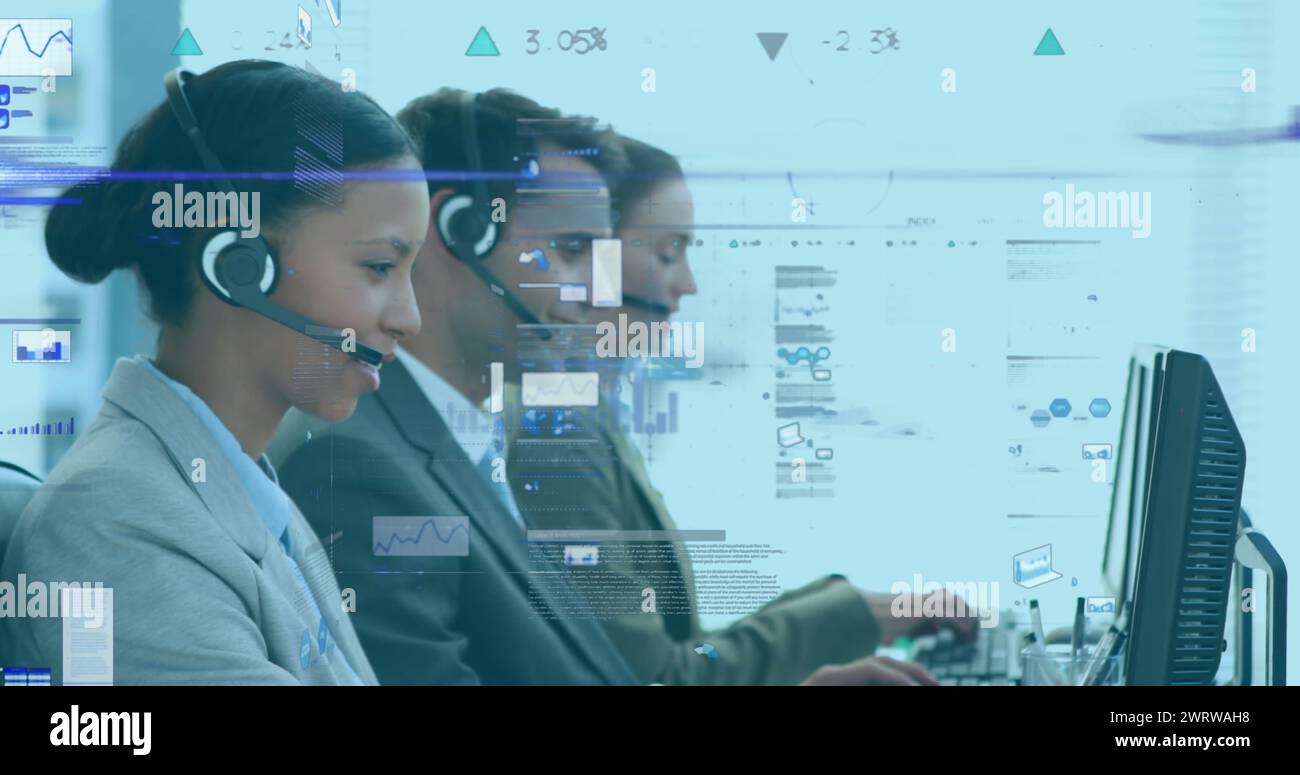 Center workers hi-res stock photography and images - Alamy