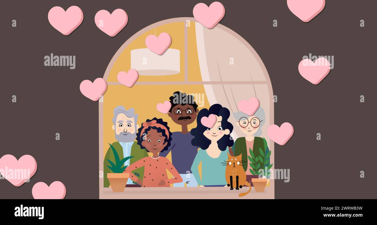 Diverse multigeneration family hi-res stock photography and images - Alamy