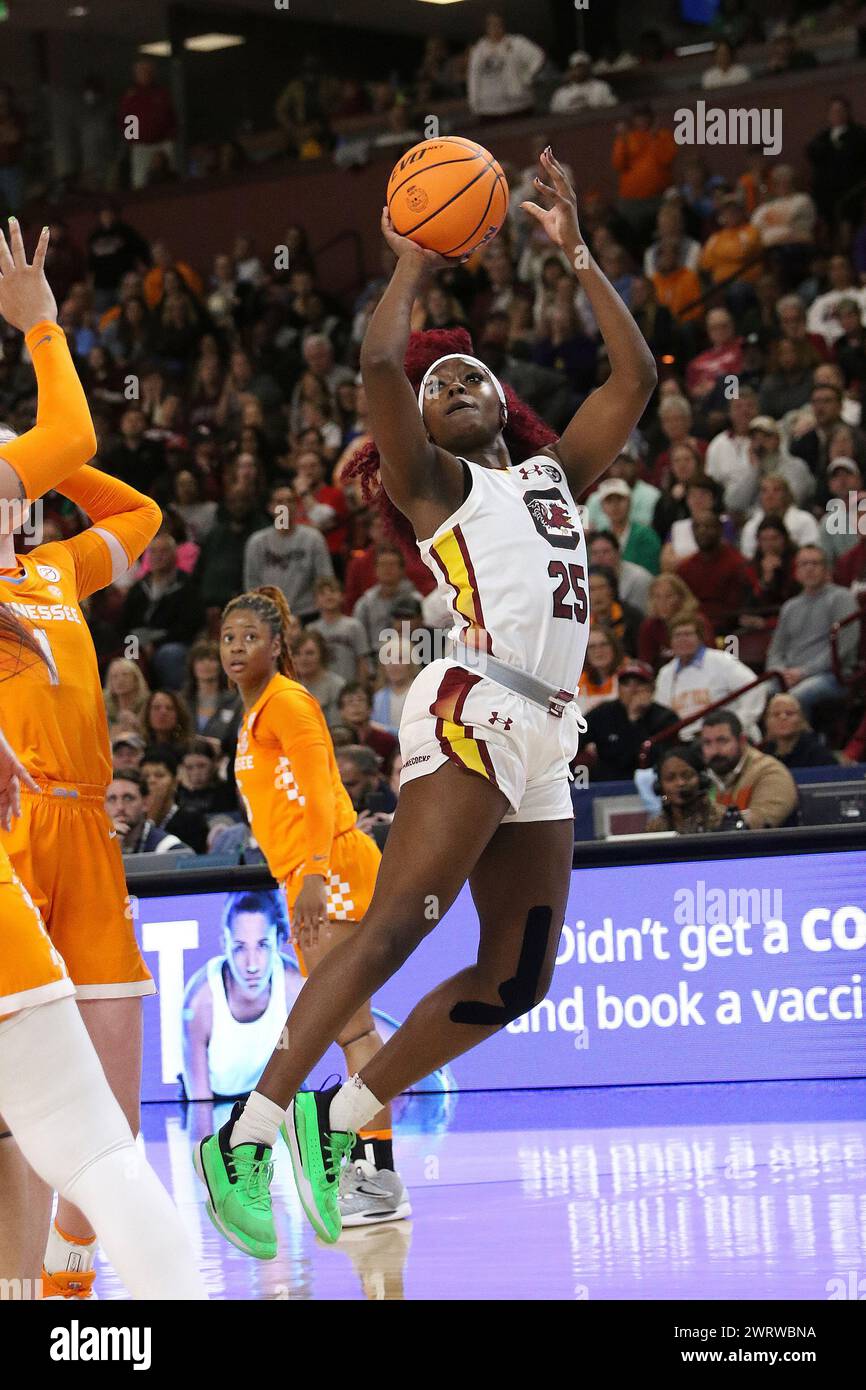 GREENVILLE, SC - MARCH 09: South Carolina Gamecocks guard Raven Johnson ...