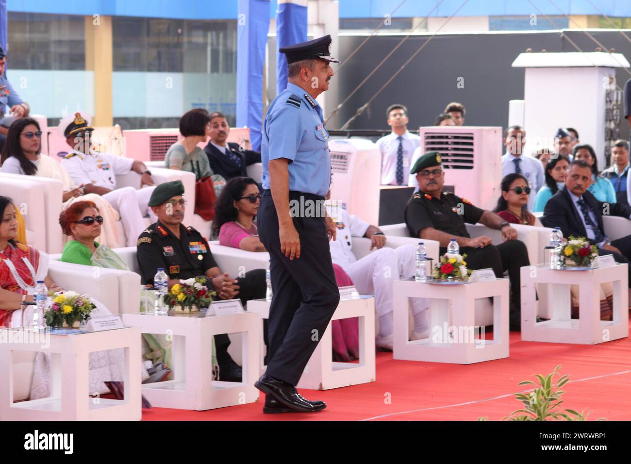 March 13, 2024, Kolkata, West Bengal, India: Two new warships built for ...