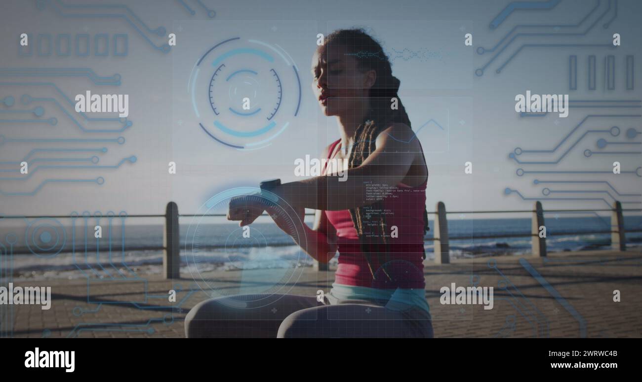 Round scanners and microprocessor connections against african american ...