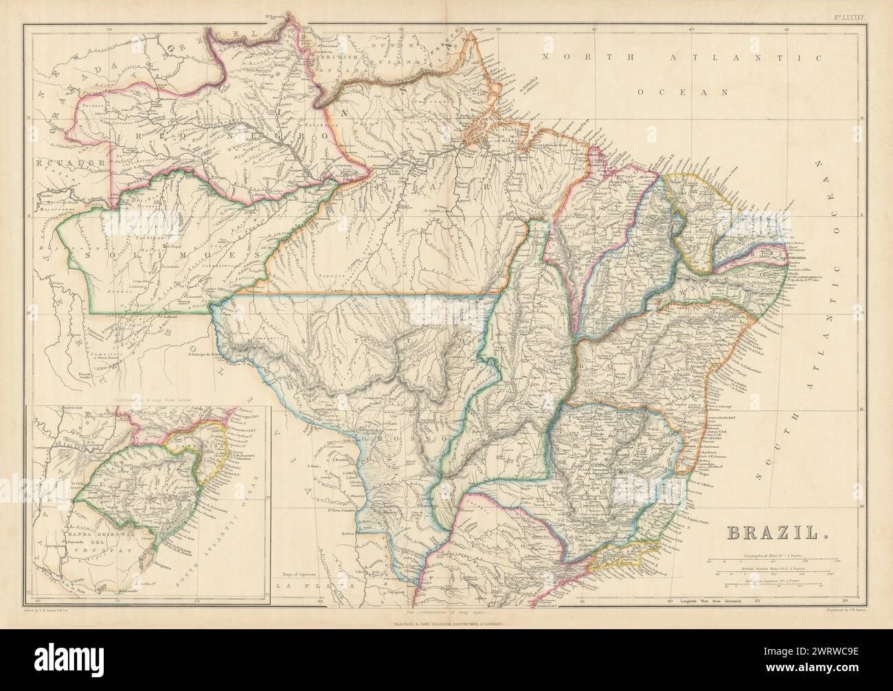 Map brazil provinces hi-res stock photography and images - Alamy