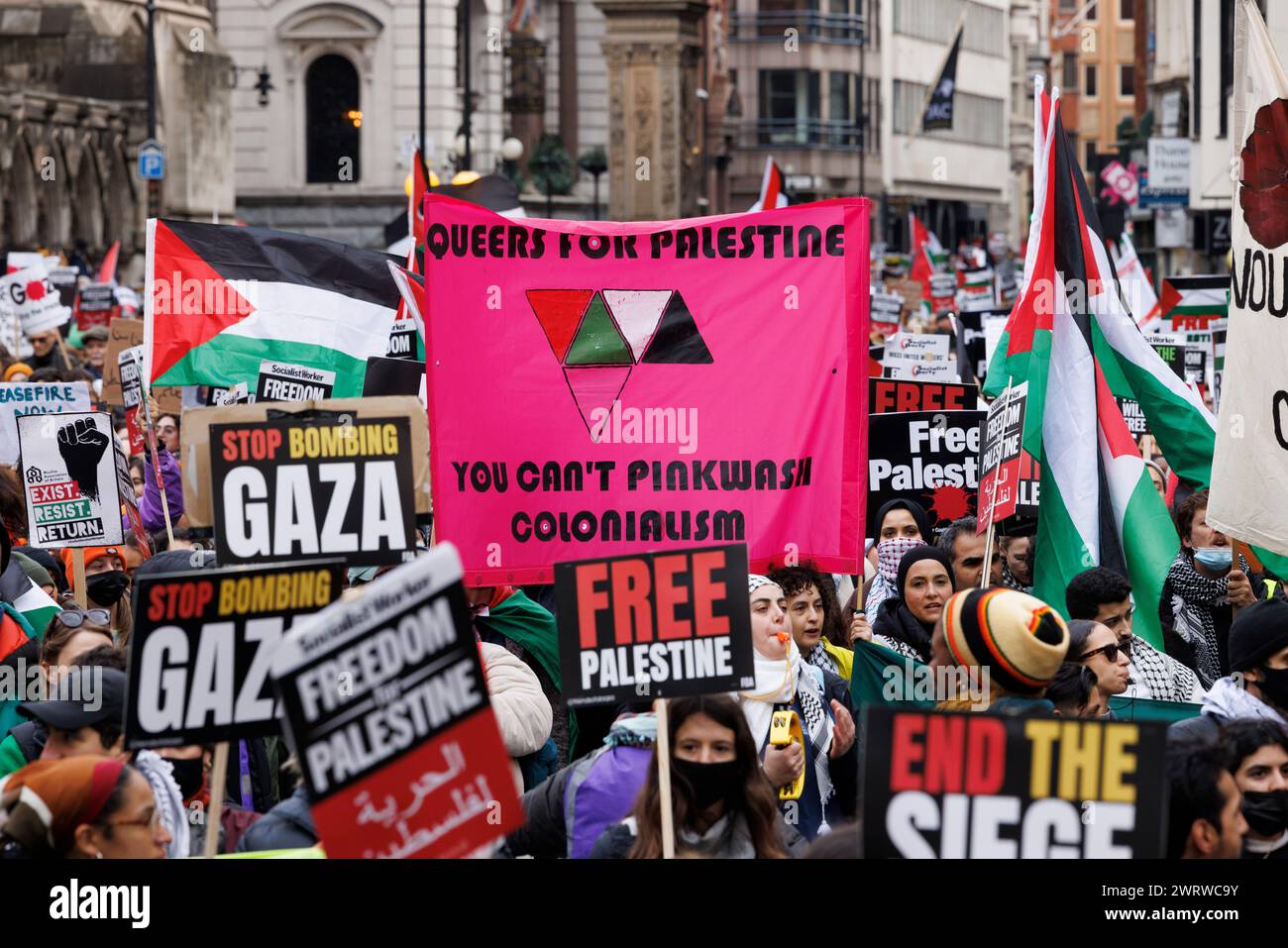 Queer solidarity with gaza hi-res stock photography and images - Alamy