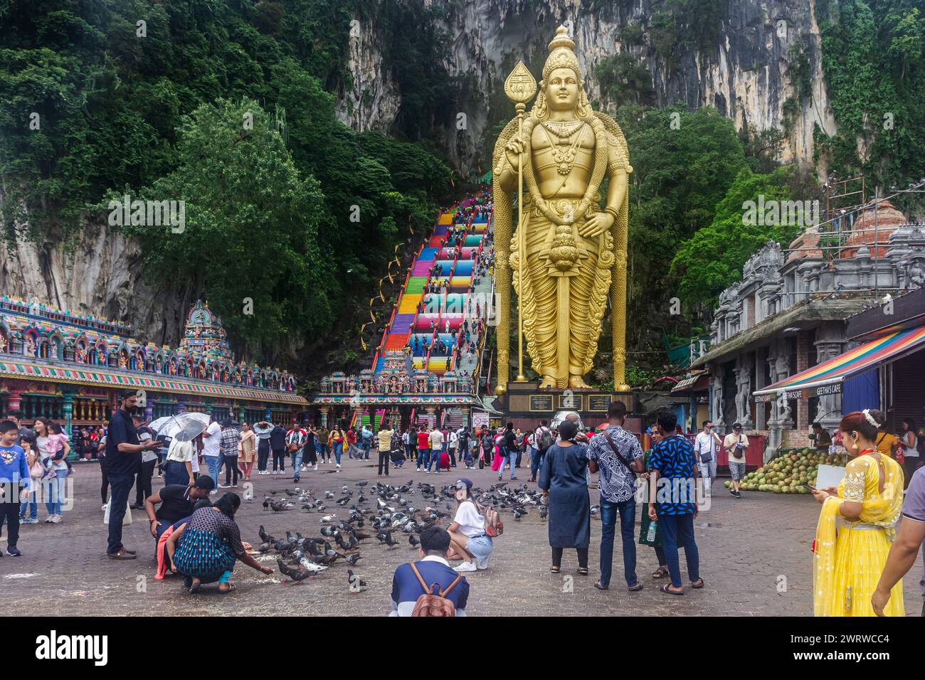 Batu Caves, Kuala Lumpur, Malaysia - 24 January, 2023 : Batu Caves ...