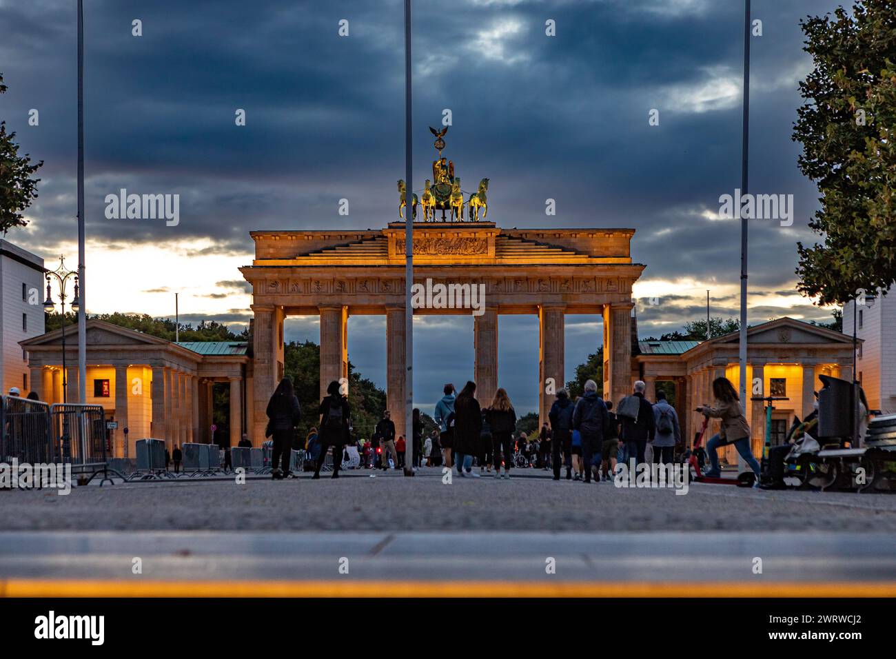 September 2022 -Brandenburg Gat 18th-century gate & landmark with Doric ...