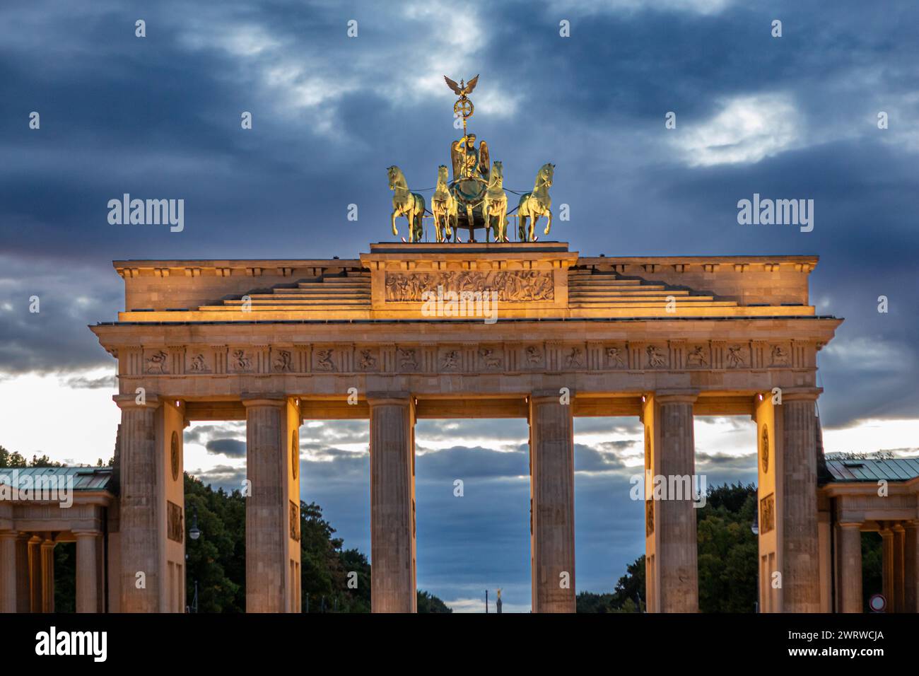 September 2022 -Brandenburg Gat 18th-century gate & landmark with Doric ...