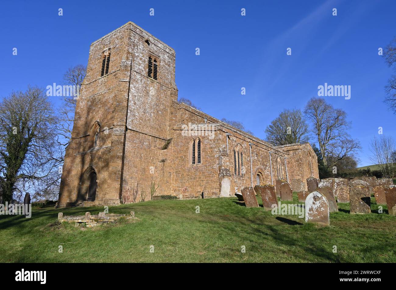 All Saints Church, Burton Dassett, Warwciskhire Stock Photo - Alamy