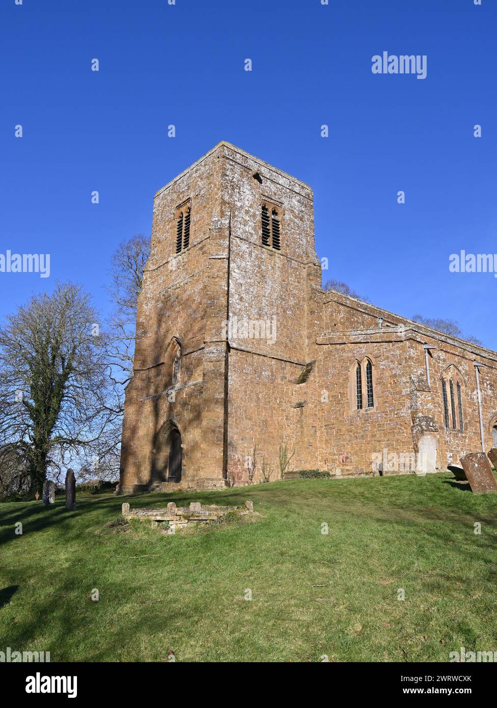 All Saints Church, Burton Dassett, Warwciskhire Stock Photo - Alamy