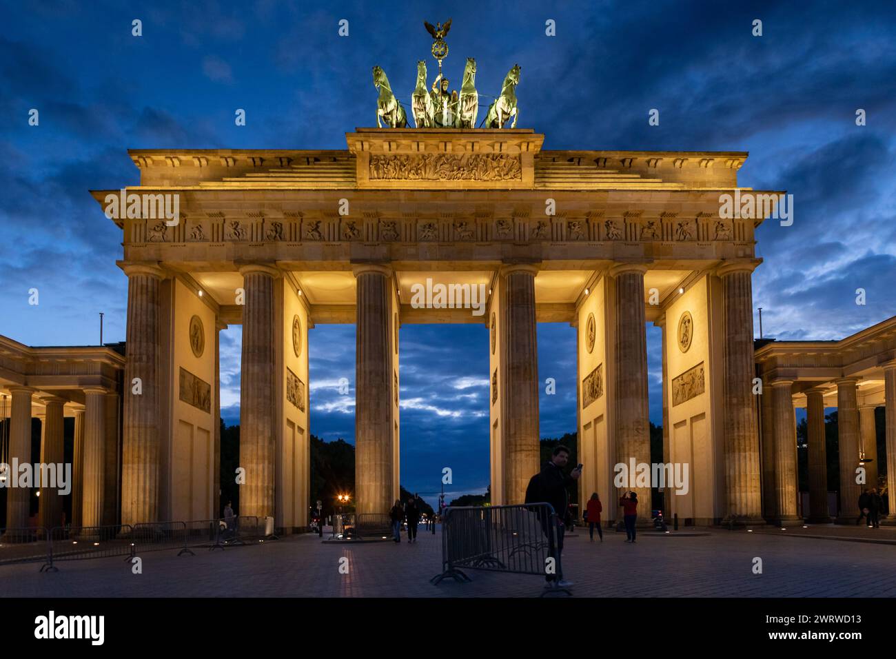 September 2022 -Brandenburg Gat 18th-century gate & landmark with Doric ...