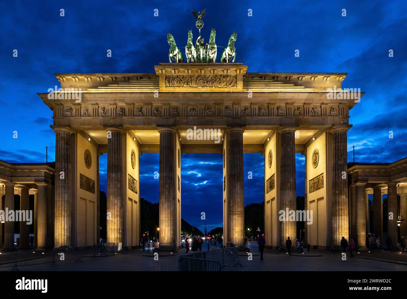 September 2022 -Brandenburg Gat 18th-century gate & landmark with Doric ...