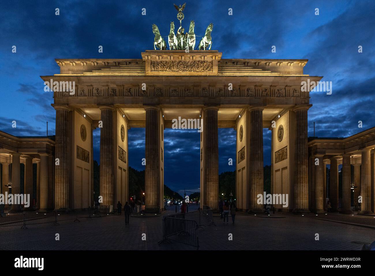 September 2022 -Brandenburg Gat 18th-century gate & landmark with Doric ...