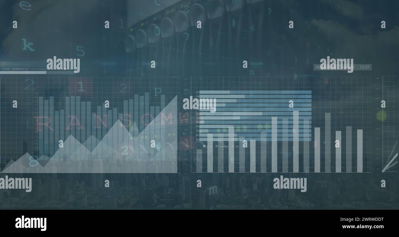 Computer charts and graphs hi-res stock photography and images - Alamy