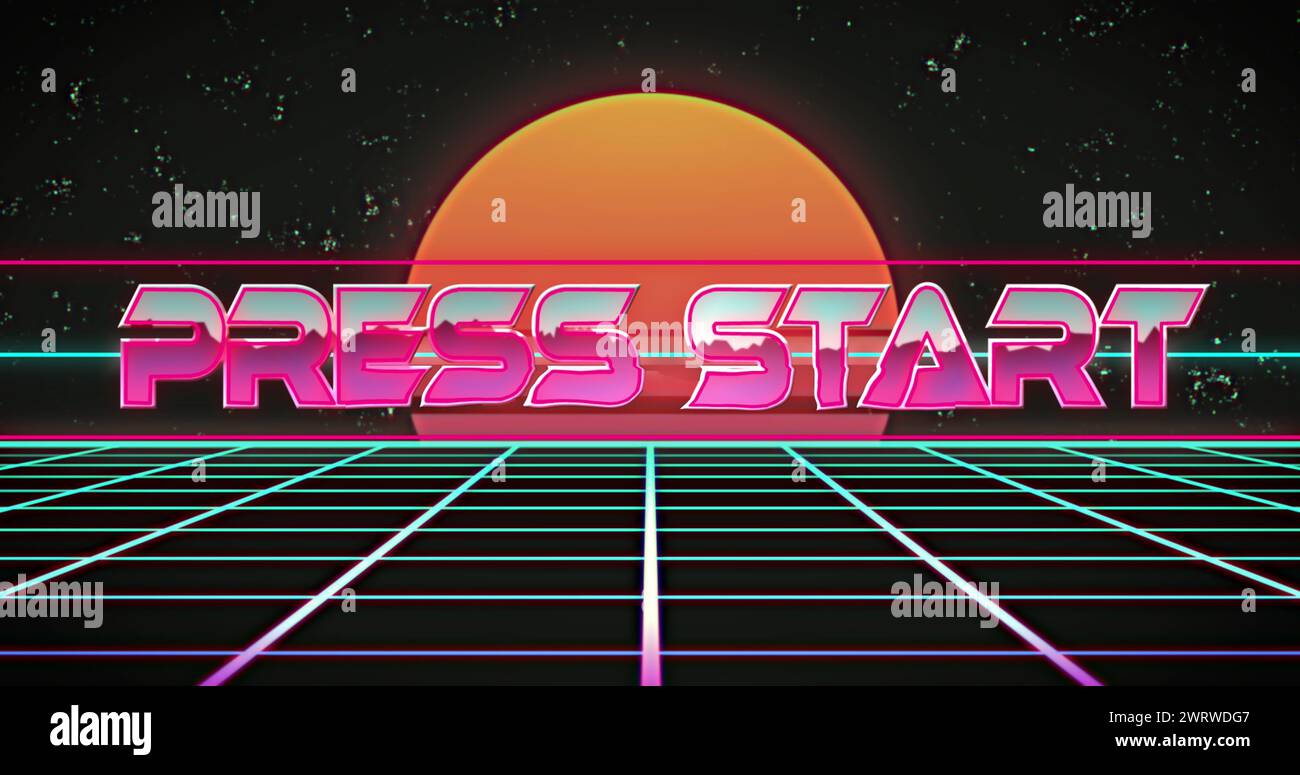 Retro console game graphics hi-res stock photography and images - Alamy