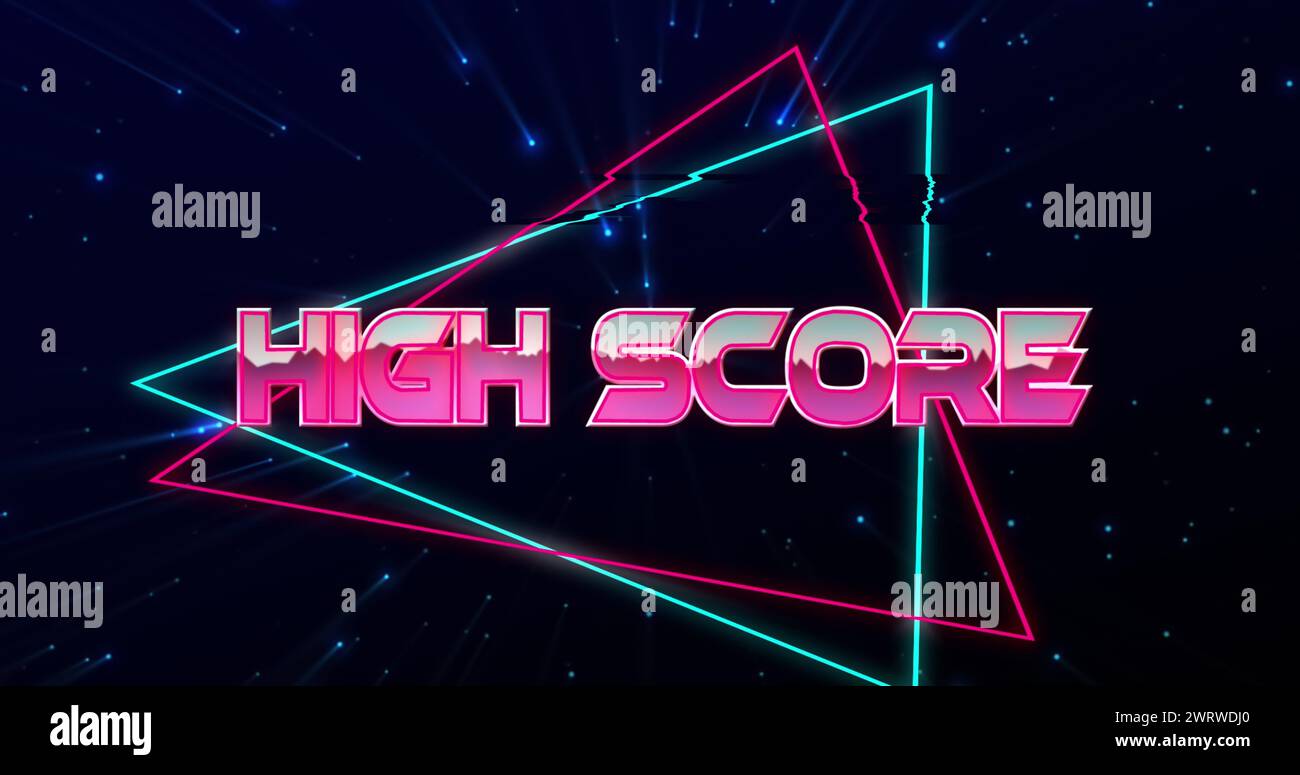 80s text effects hi-res stock photography and images - Alamy