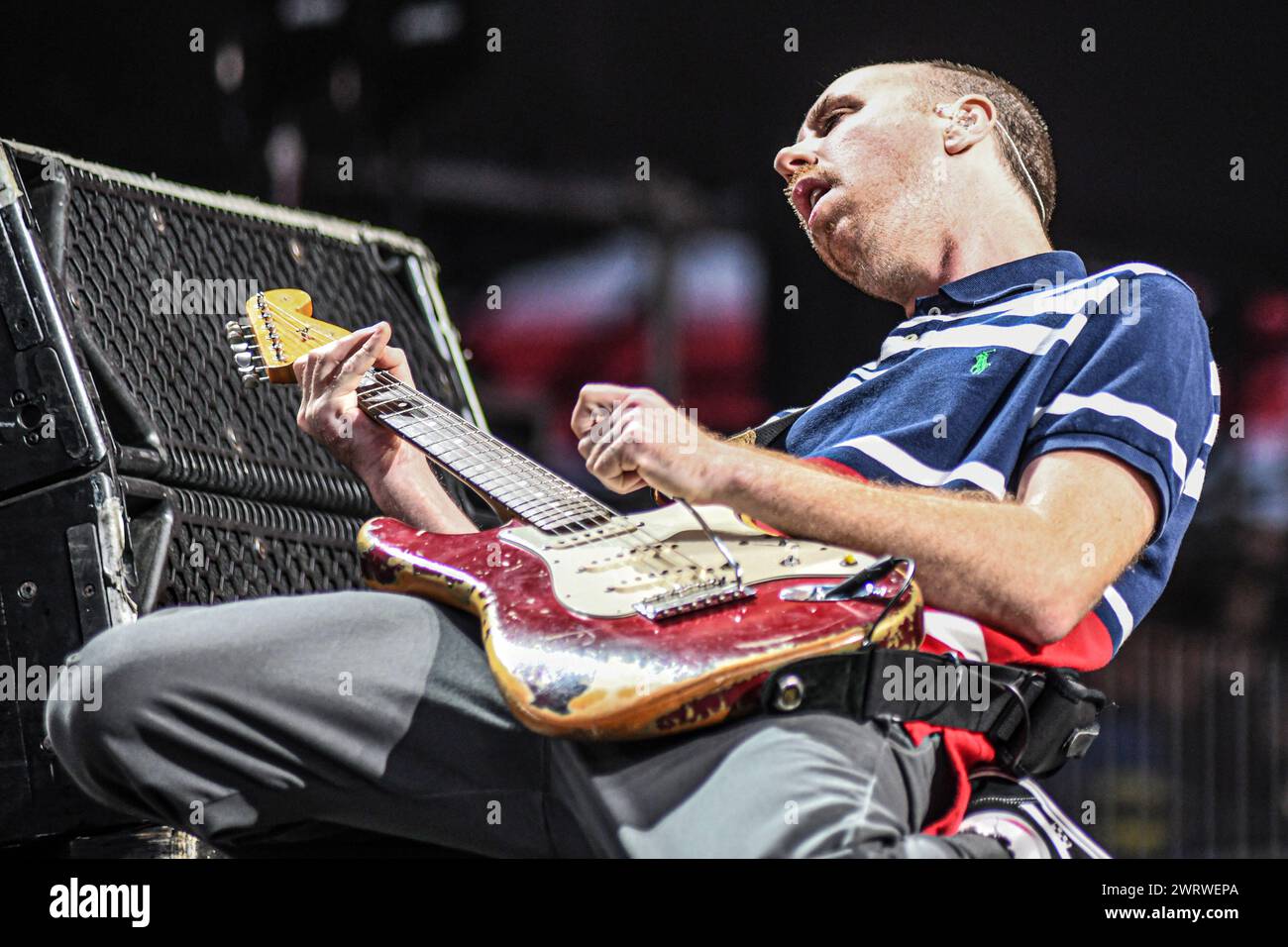 Zach Irons (guitar), from Irontom. Live in Buenos Aires, Argentina ...