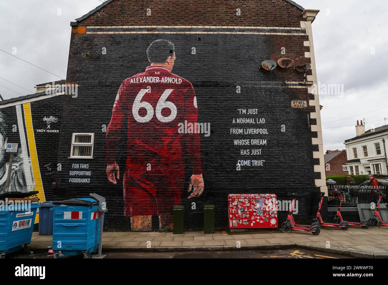 Trent alexander arnold mural hi-res stock photography and images - Alamy