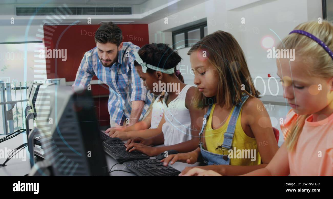 Students computer lab diversity hi-res stock photography and images - Alamy