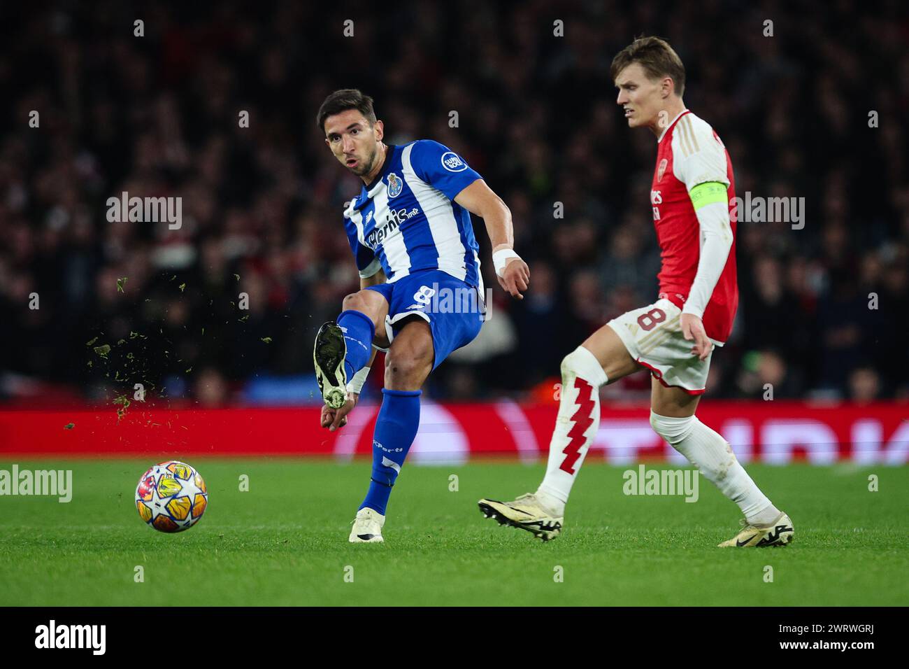 LONDON, UK - 12th Mar 2024: Marko Grujic of FC Porto in action during ...