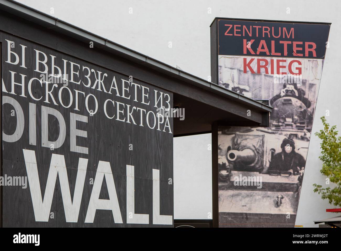 September 2022 -Checkpoint Charlie Landmark boundary marking east ...