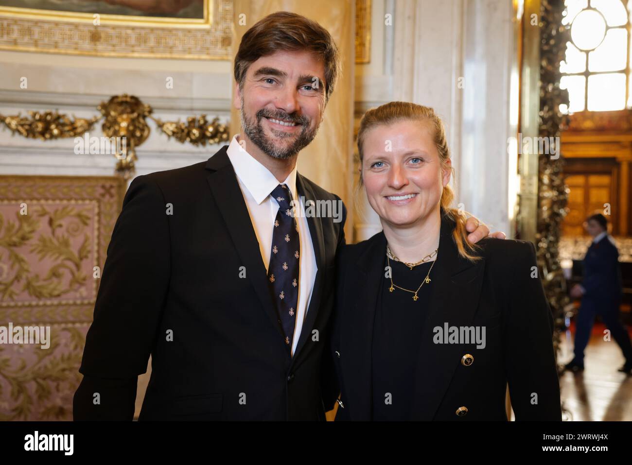 Hamburg, Germany. 14th Mar, 2024. Ocean sailor Boris Herrmann and his ...