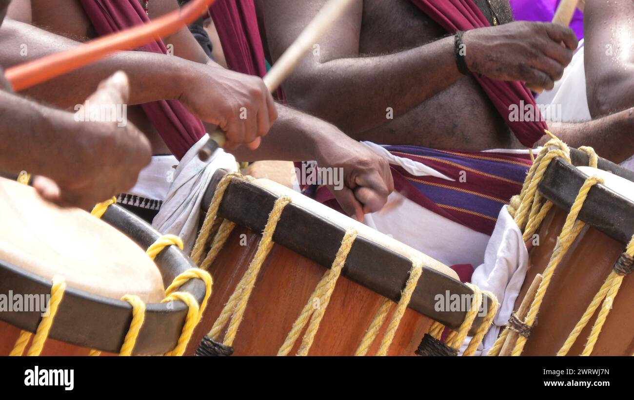 Chenda percussion hi-res stock photography and images - Alamy