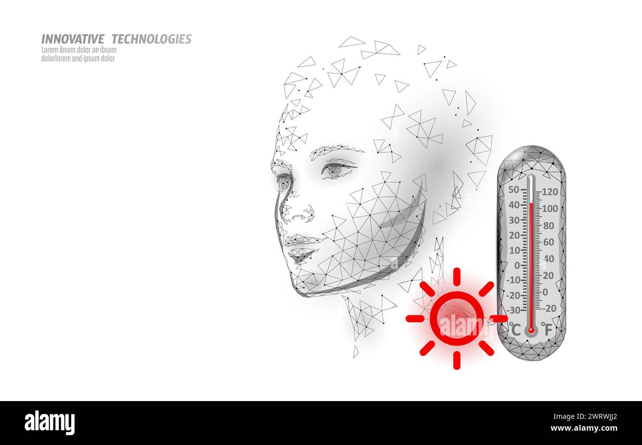 Sun screen skin care from heat UV. 3D low poly design cosmetics lotion ...