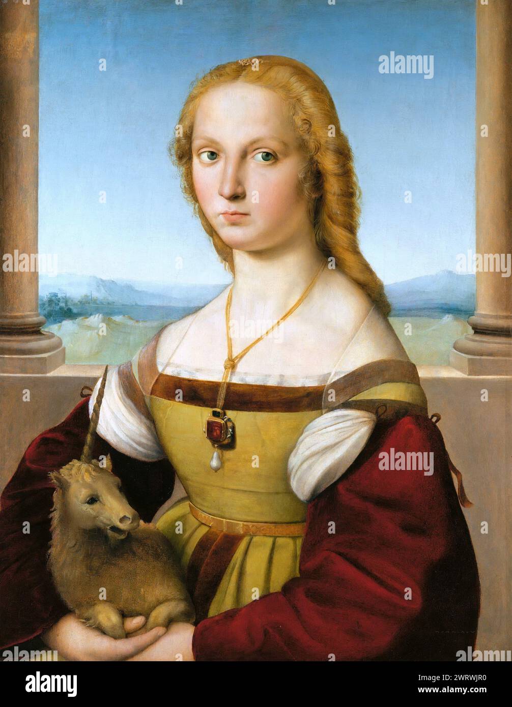 Raffaello Sanzio da Urbino) Raphael (Raffaello Santi – Lady with a ...