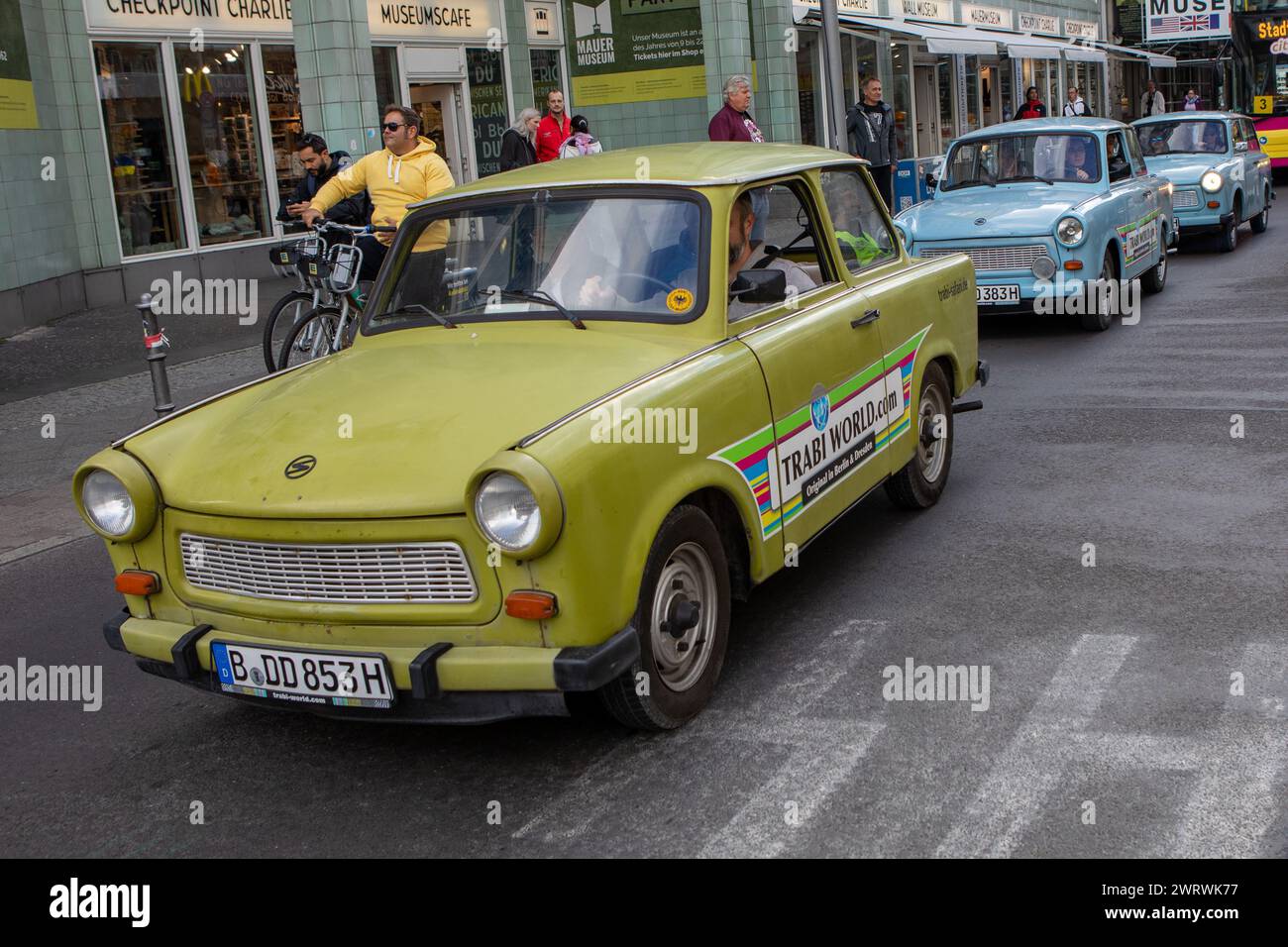 September 2022 - Popular Trabant at Checkpoint Charlie Landmark ...