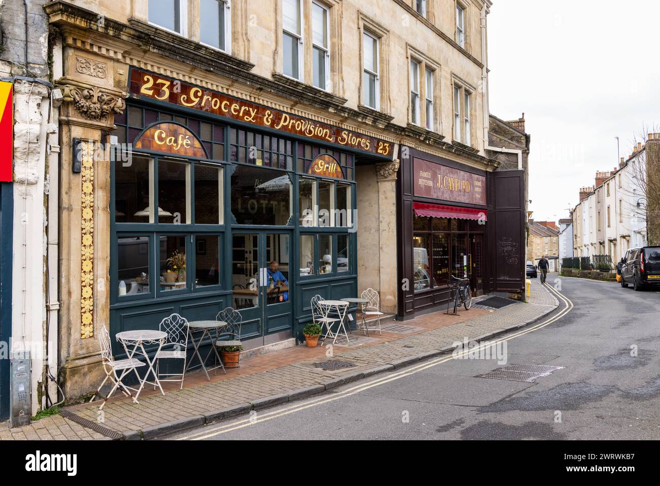 French Bistro next to Cayfords butchers at the top of Catherine Hill. A ...