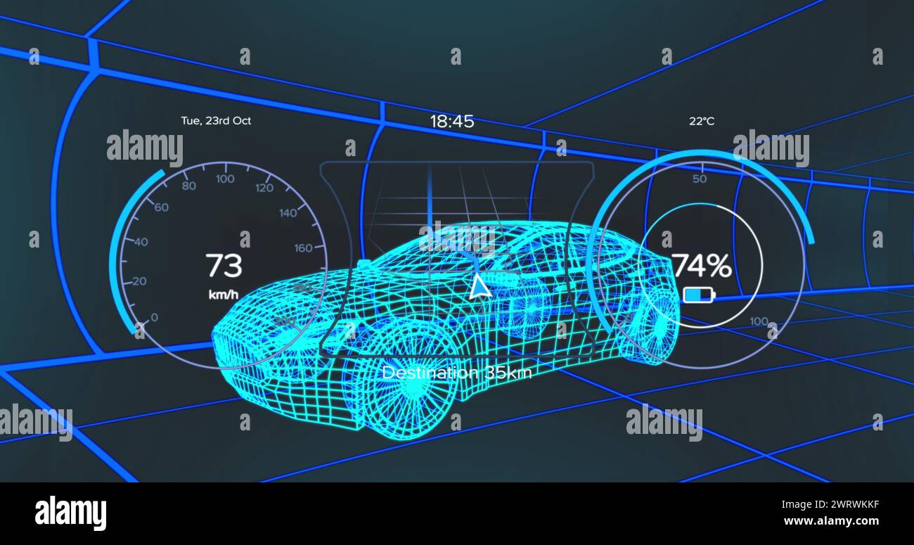 Car 3d modeling interface hi-res stock photography and images - Alamy