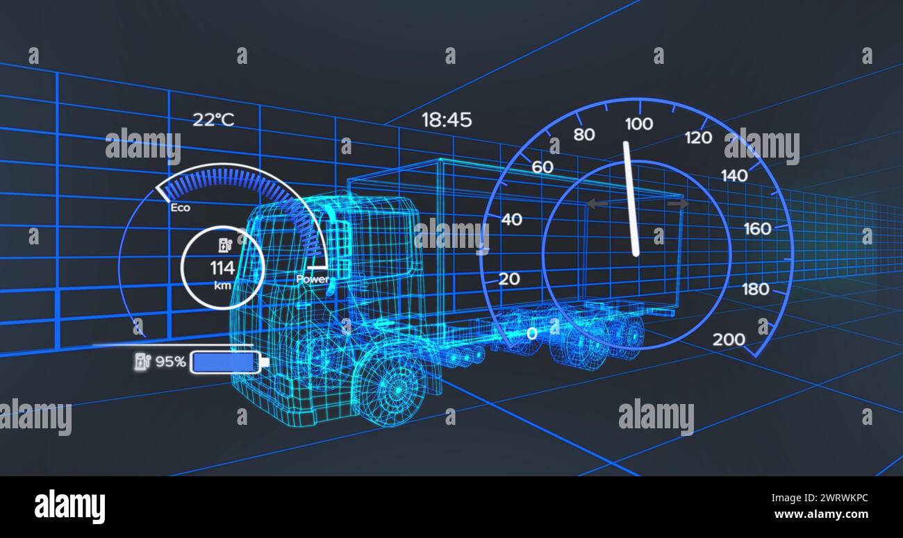 Digital transportation model hi-res stock photography and images - Alamy