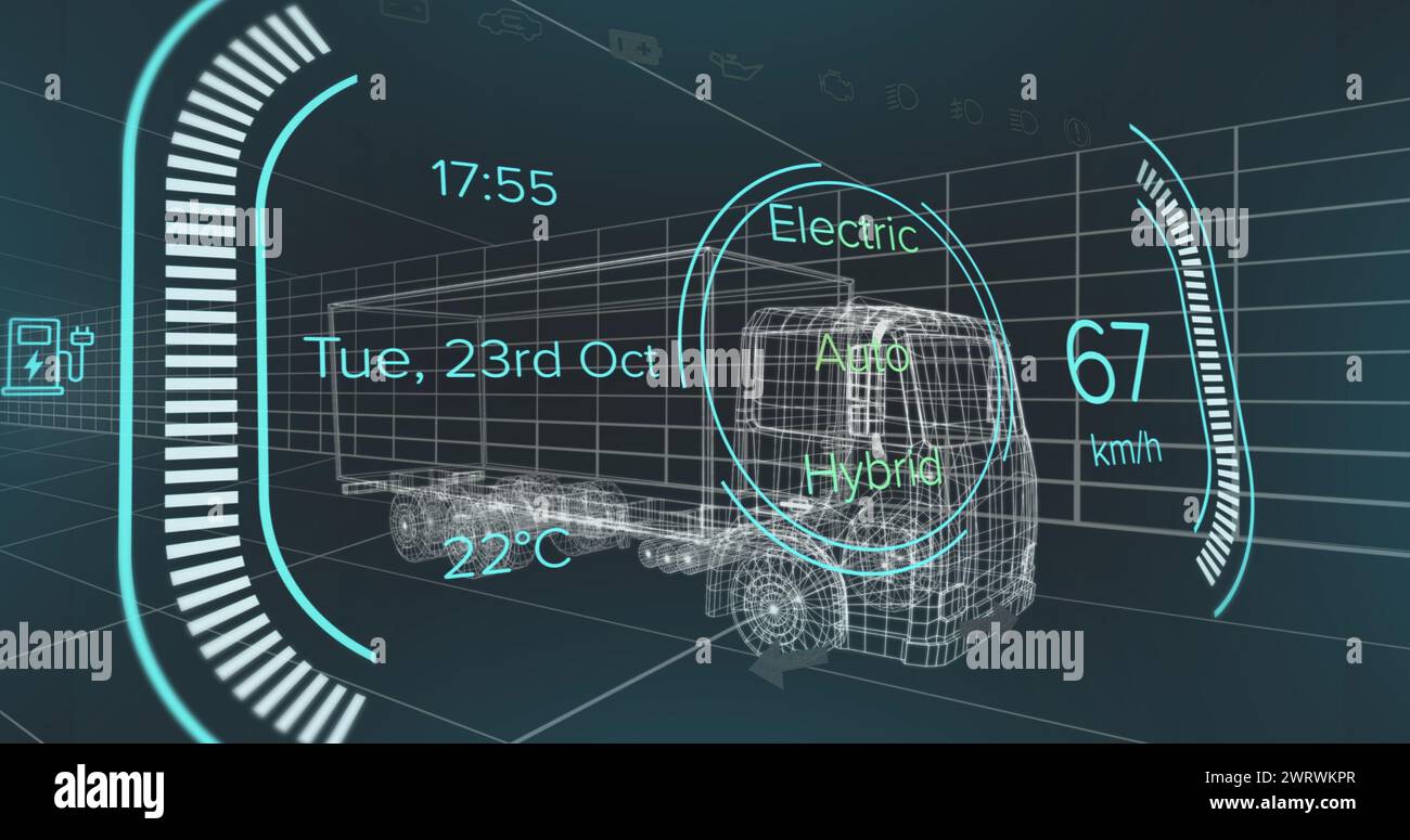Digital lorry model hi-res stock photography and images - Alamy