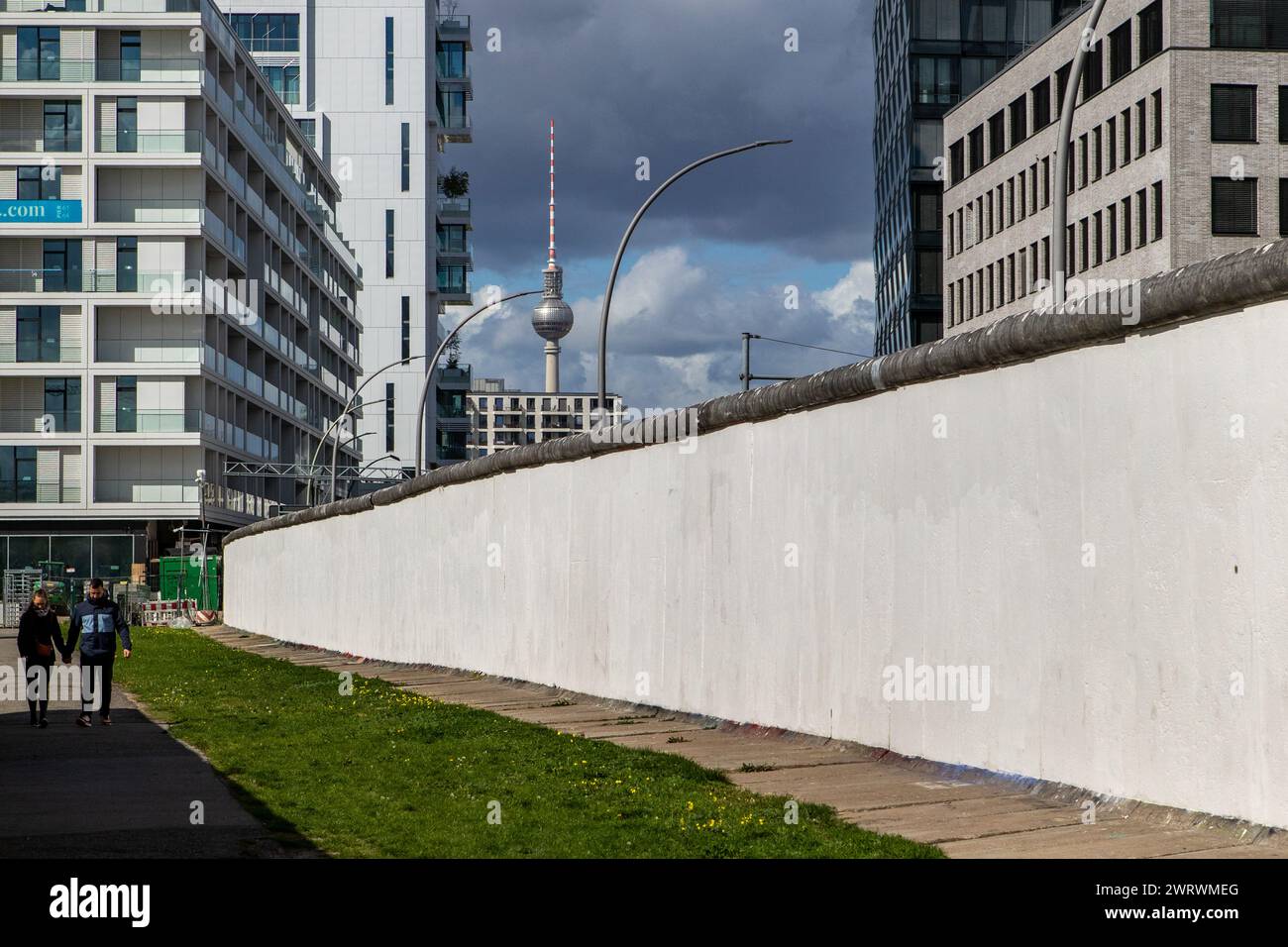 September 2022 - Berlin wall with graffiti, the place that separated ...