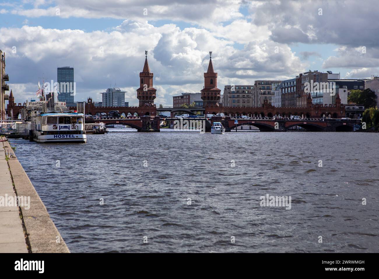 September 2022 - Oberbaum Bridge in the capital of Germany double-deck ...