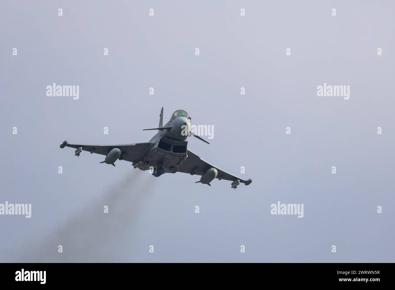 Wielbark, Poland. 14th Mar, 2024. Eurofighter Typhoon fighter jet of ...