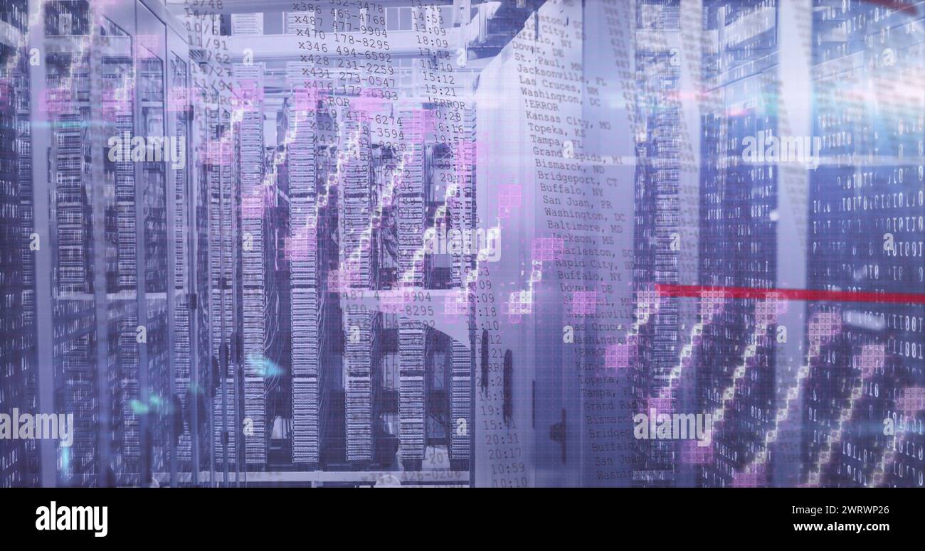 The image is computer generated, and shows various computer processes ...