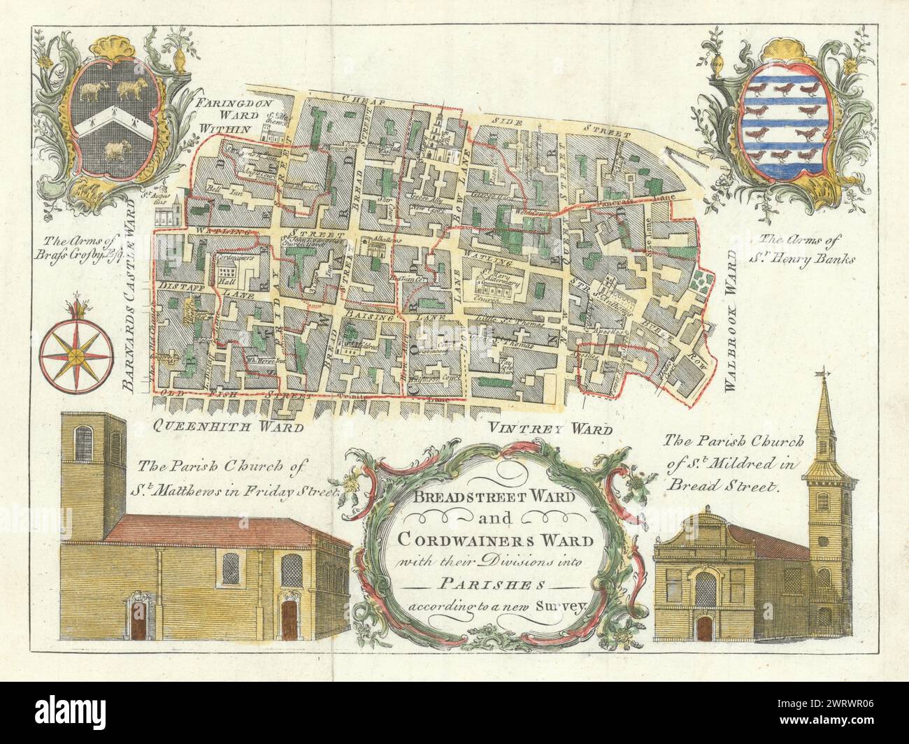 Watling street map hi-res stock photography and images - Alamy