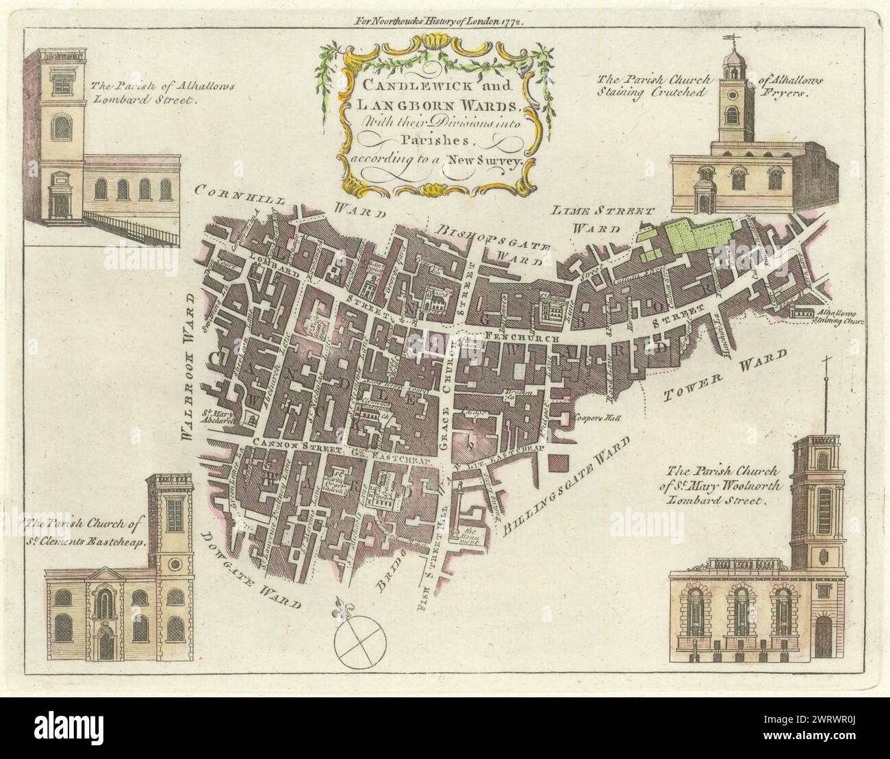 Illustrated map of london hi-res stock photography and images - Alamy