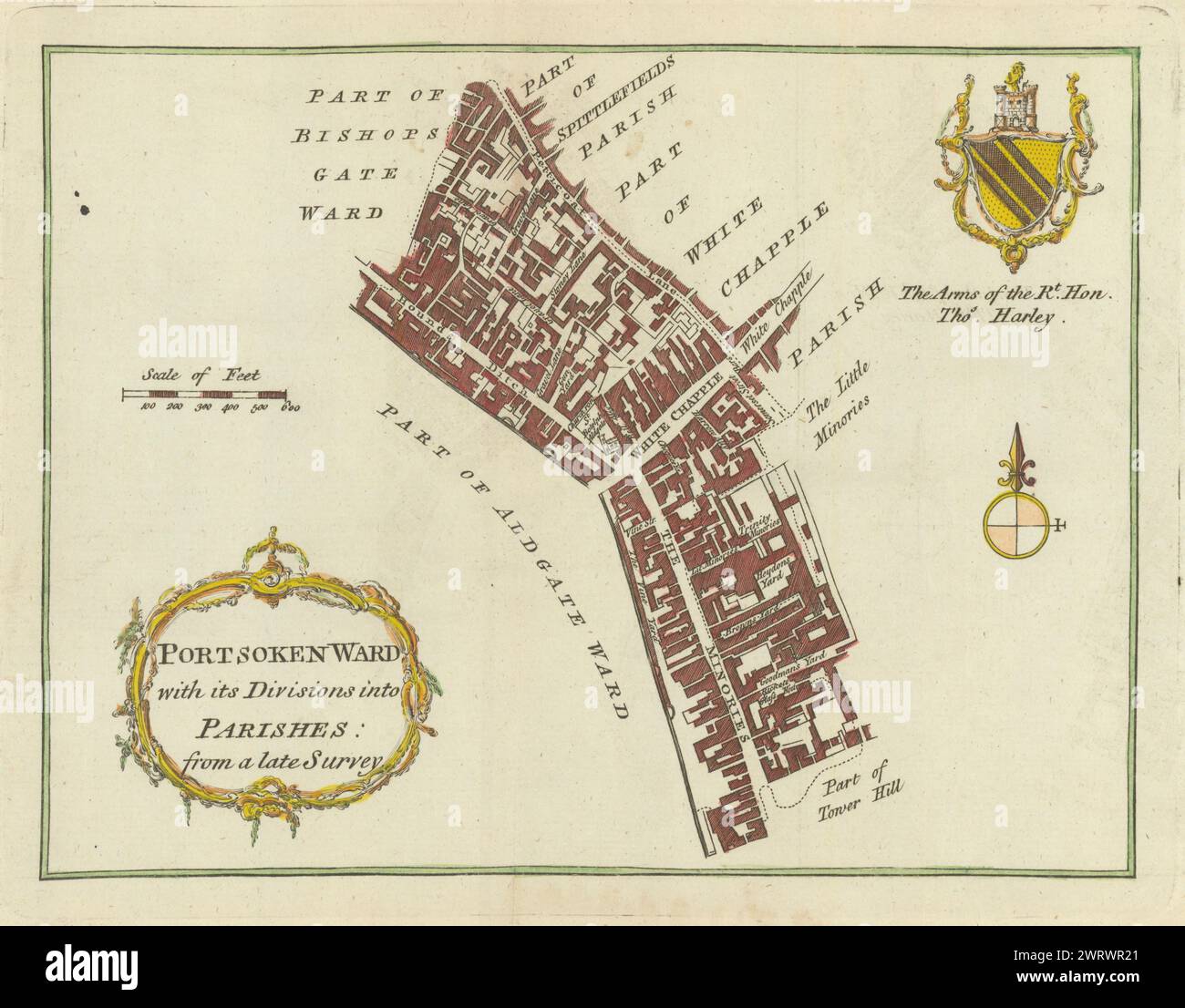 Whitechapel london map hi-res stock photography and images - Alamy
