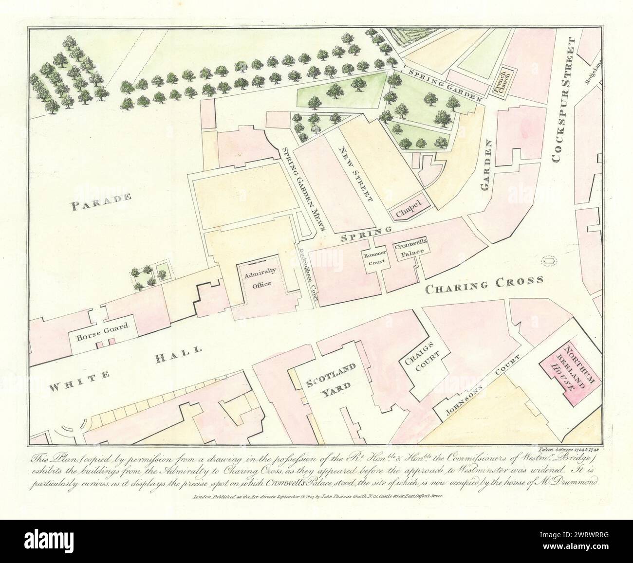 Charing cross map hi-res stock photography and images - Alamy