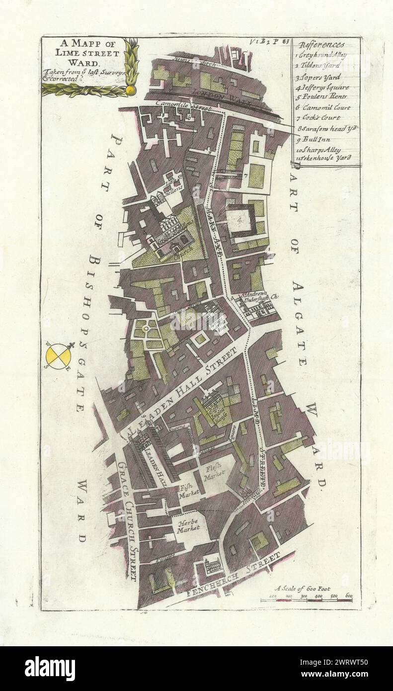 John stow map hi-res stock photography and images - Alamy