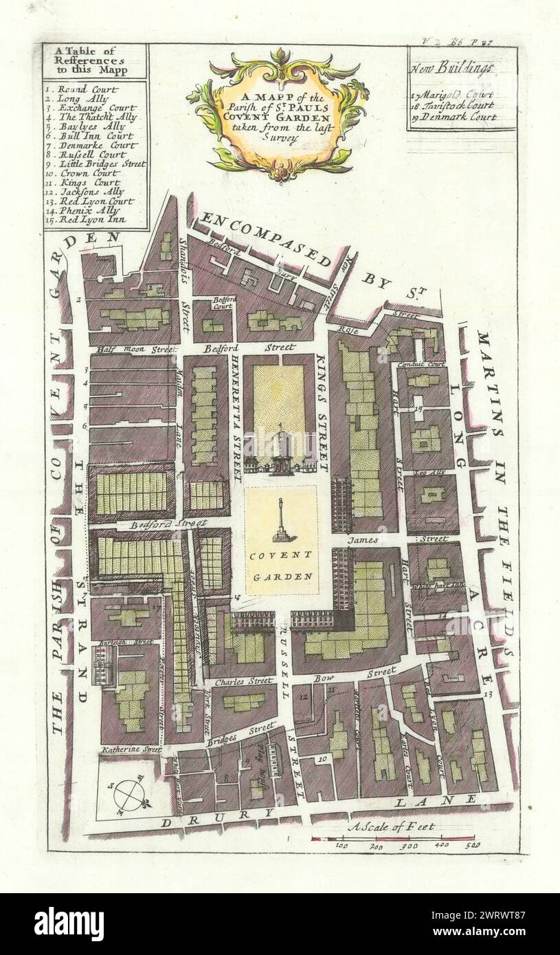 The parish of St Paul's, Covent Garden. Strand. Long Acre. STOW/STRYPE ...
