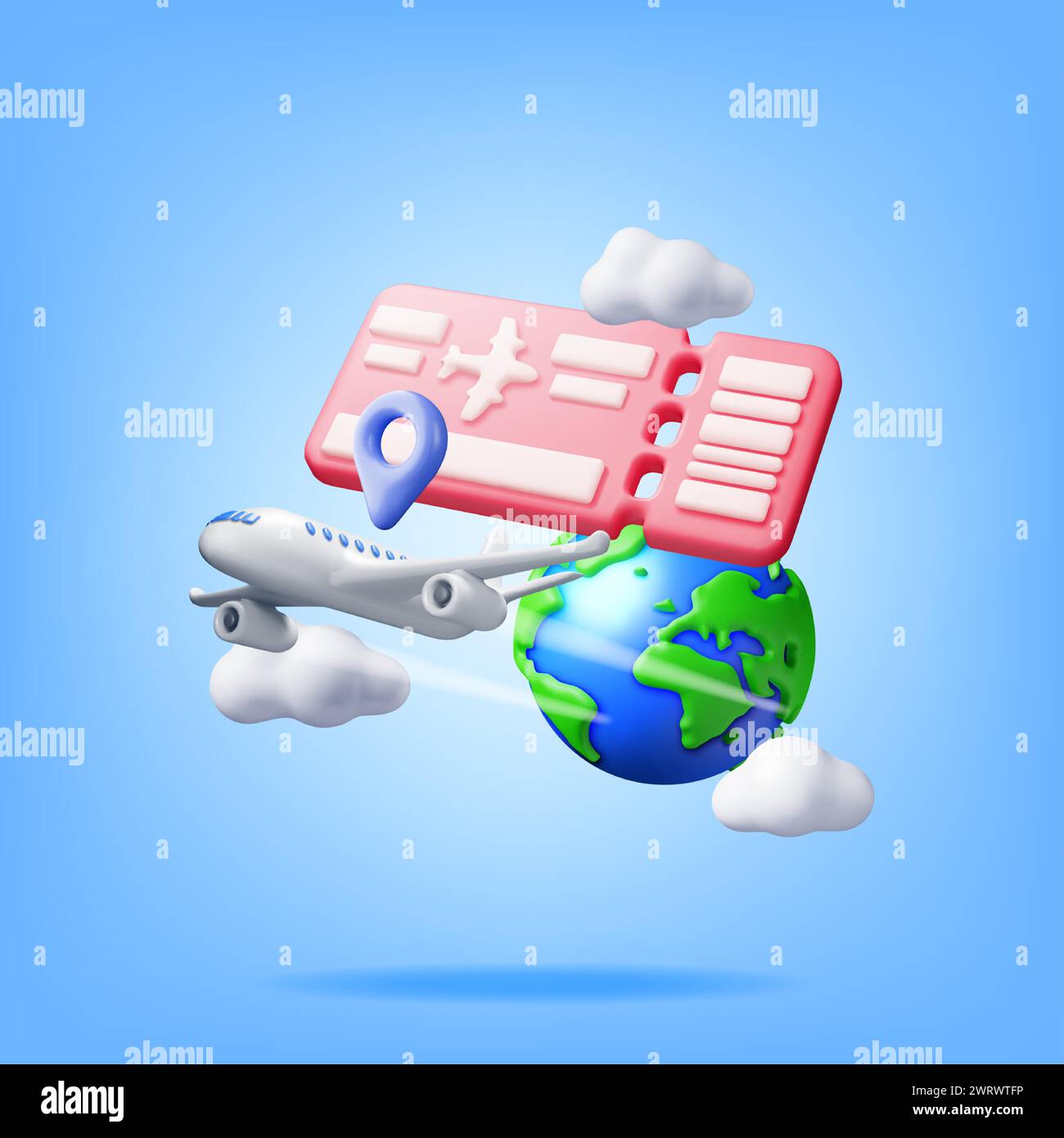 Passenger airplane seat map Stock Vector Images - Alamy