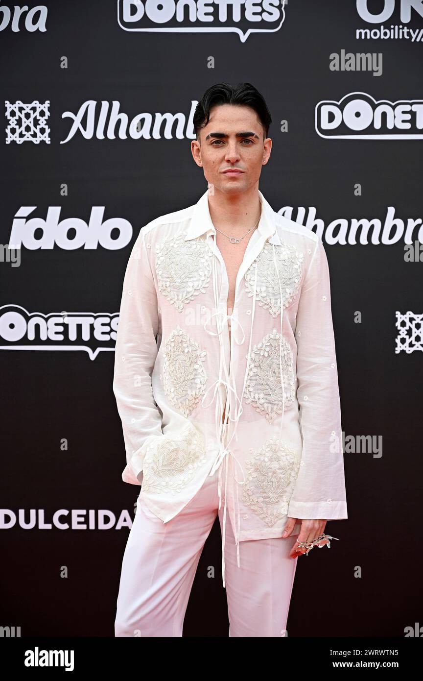 Influencer Luc Loren poses at the photocall of the 'Idol Awards 2024 ...